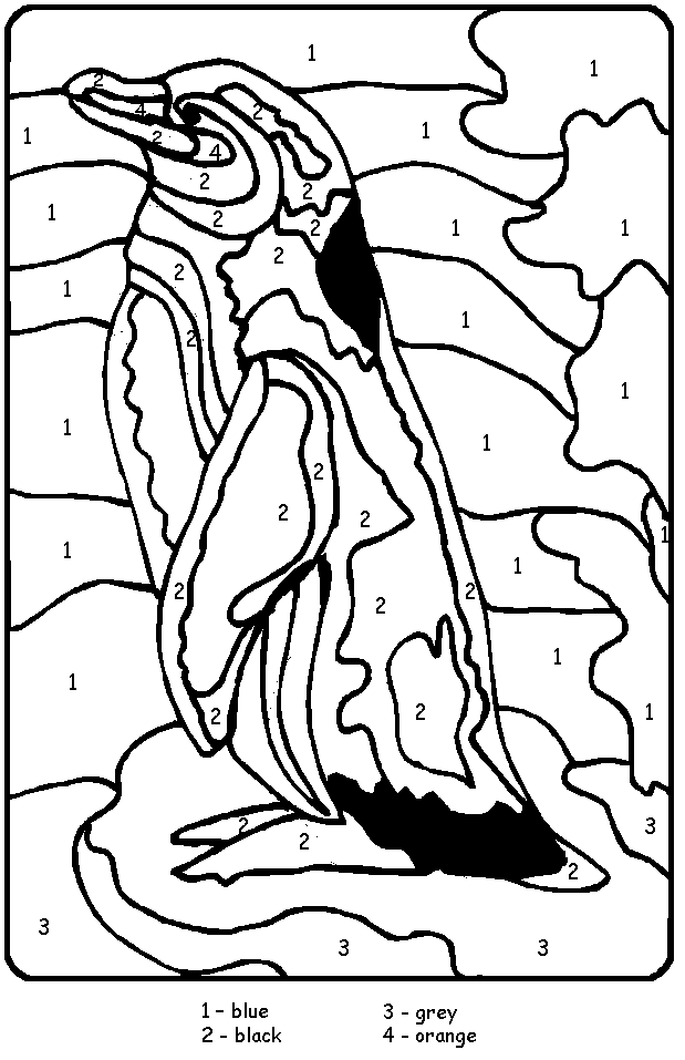 Emperor Penguin coloring page - Animals Town - animals color sheet ... Emperor Penguin coloring page - Animals Town - animals color sheet ...
